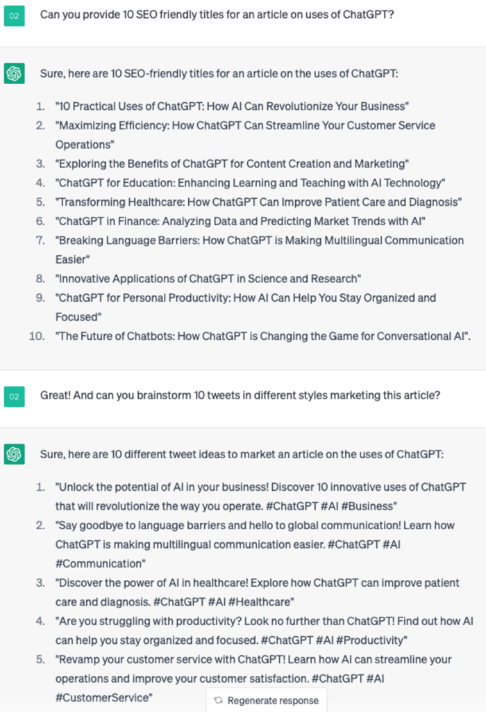 How to Use ChatGPT for Small Businesses